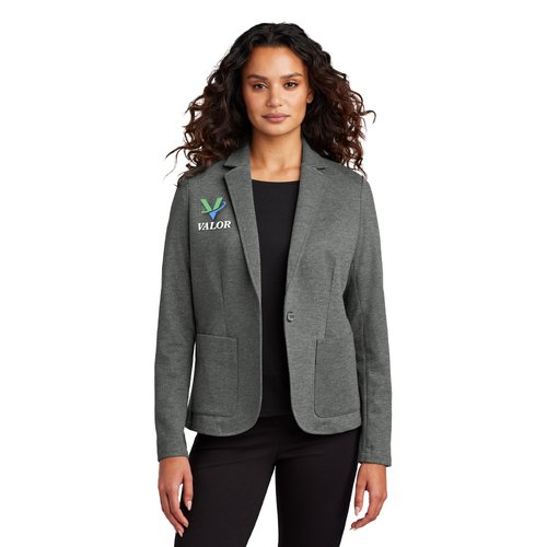 MERCER+METTLE™ Women's Relaxed Knit Blazer - Embroidered ...