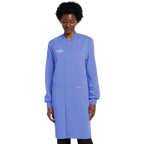 Cherokee® Unisex Project Lab® 40" Snap Front Lab Coat - Embroidered ...
