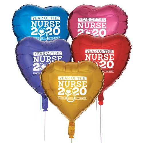 Year Of The Nurse 2020 Foil Celebration Balloons - Pack of 5 | Positive ...
