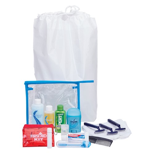Male 16-Piece Personal Care Kit With Cinch Bag | Positive Promotions