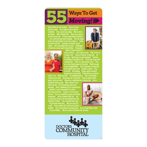 55 Ways to Get Moving! E-Z 2 Stick Glancer - Personalization Available ...