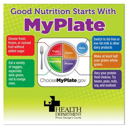 MyPlate Icon MyPlate Magnet - Personalization Available | Positive ...