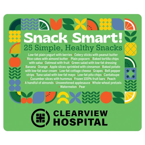 Snack Smart! 25 Simple, Healthy Snacks Magnet - One-Color ...