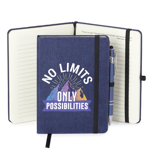 No Limits, Only Possibilities Heathered Journal With Quotes & Stylus ...