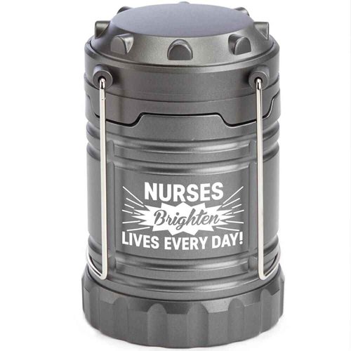 Nurses Brighten Lives Every Day! Indoor/Outdoor Lantern | Positive ...