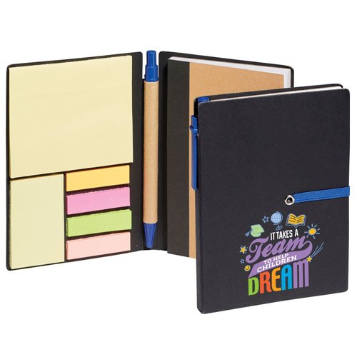 It Takes A Team To Help Children Dream Jotter With Sticky Notes and Pen ...