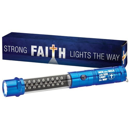 Men Who Walk With God Light The Way 3-In-1 Multi-Function Flashlight ...