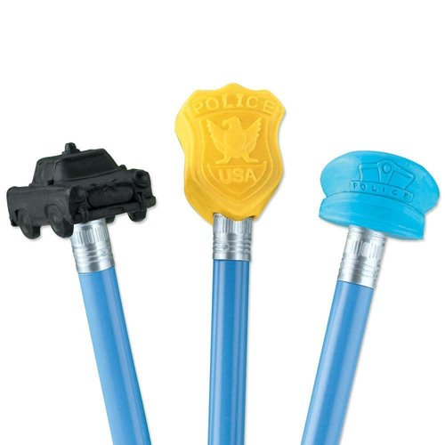 Assorted Police Pencil Toppers | Positive Promotions