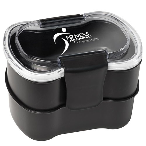 2-Tier Locking Food Containers - Personalization Available | Positive ...