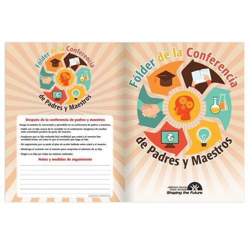 Parent-Teacher Conference Folder - Spanish - Personalization Available ...