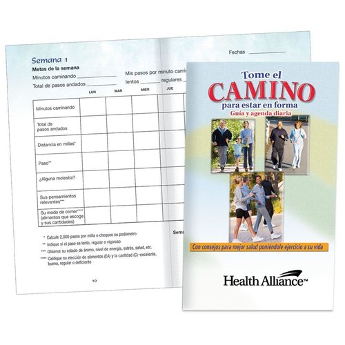 Walk Your Way To Fitness Guide & Daily Log (Spanish) | Positive Promotions