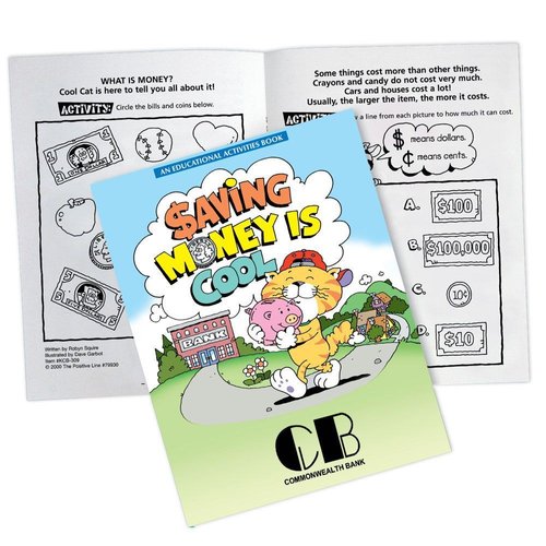 Saving Money Is Cool Activities Book (Bank Edition) | Positive Promotions