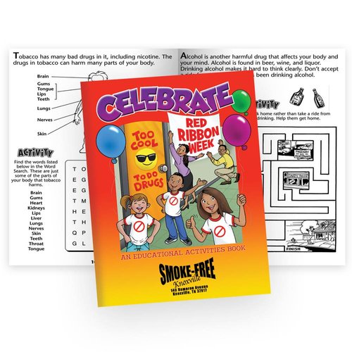 Celebrate Red Ribbon Week Educational Activities Book - Personalization ...