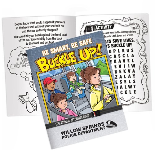 Be Smart, Be Safe, Buckle Up! Educational Activities Book - One-Color ...