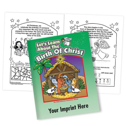 Let's Learn About The Birth Of Christ Educational Activities Book