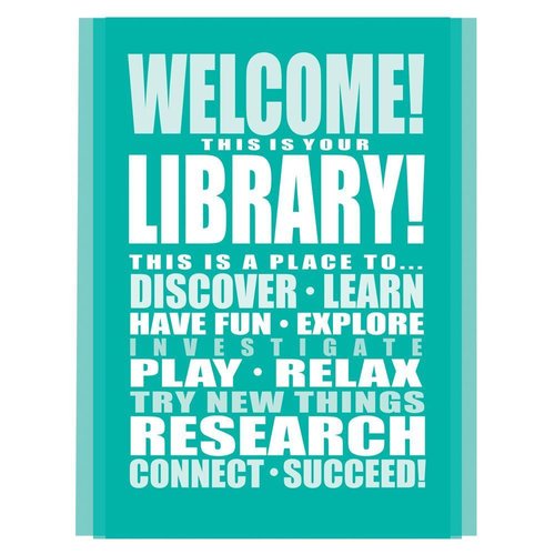 Welcome! This Is Your Library! Laminated Poster Pack | Positive Promotions