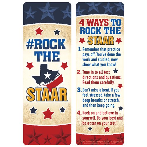 #RockTheSTAAR Bookmark - Pack of 25 | Positive Promotions