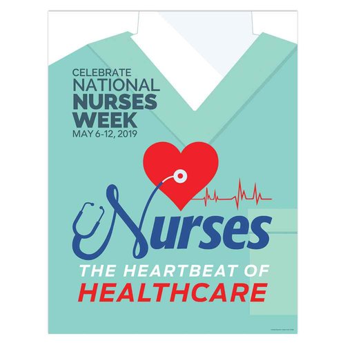Nurses: The Heartbeat Of Healthcare Nurses Week Event Poster | Positive ...