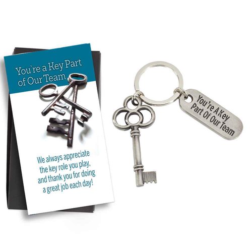 You're A Key Part Of Our Team Key Tag With Keepsake Card | Positive ...