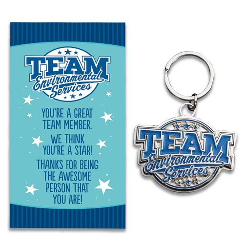 Team Environmental Services Key Tag With Keepsake Card | Positive ...