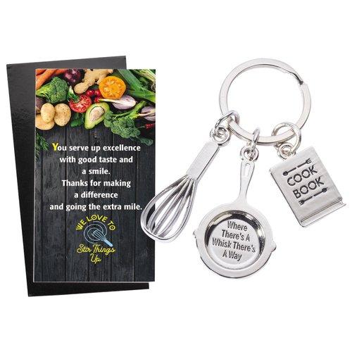 Where There's A Whisk There's A Way Key Tag with Keepsake Card ...