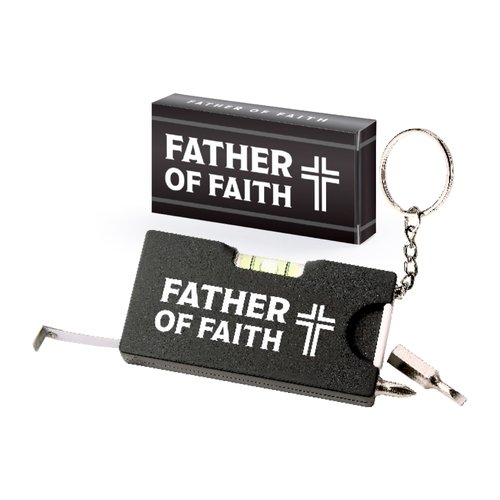 Father of Faith 4-in-1 Multi-Tool Keychain | Positive Promotions