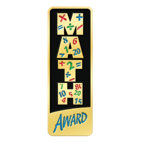 Math Award Rectangle Lapel Pin | Positive Promotions