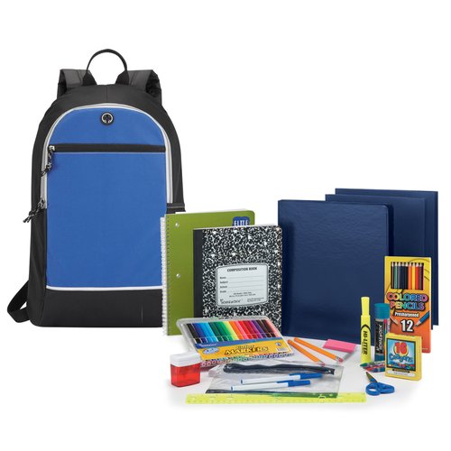 Grades 3-5 School Kit in Deluxe Backpack | Positive Promotions