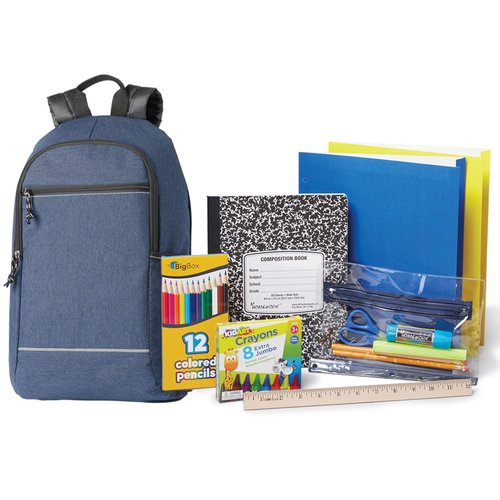 Grade K-2 School Kit With Riverhead Backpack | Positive Promotions