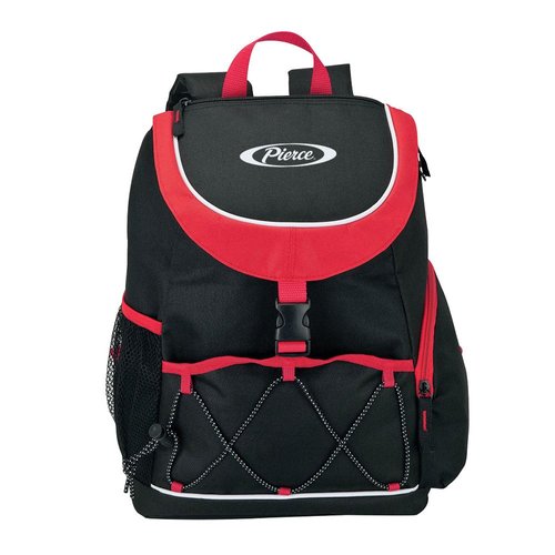 Backpack Cooler With Front Buckled Pocket & Adjustable Elastic Cord