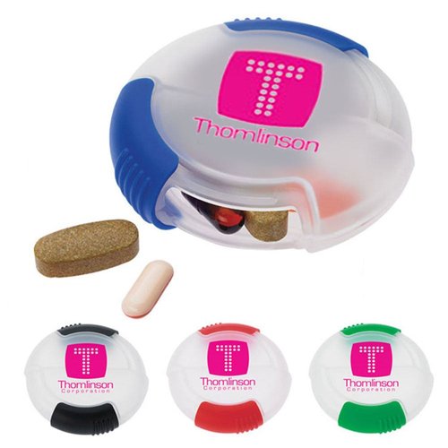 Slider Pill Box - Personalization Available | Positive Promotions