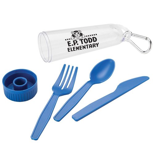 Portable Cutlery Set - Personalization Available | Positive Promotions
