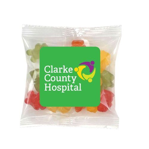 Gummy Bears In Small Label Pack - Full-Color Personalization Available ...