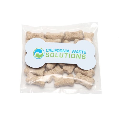 Mini Dog Bones In Bag With Bone Magnet - Full-Color Personalization ...