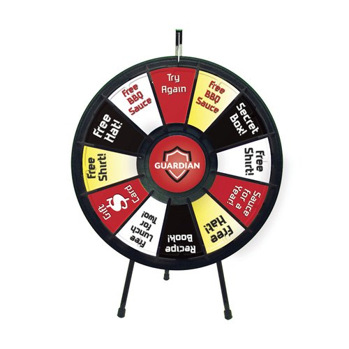 Spin 'N Win Prize Wheel Kit - Full-Color Personalization Available ...