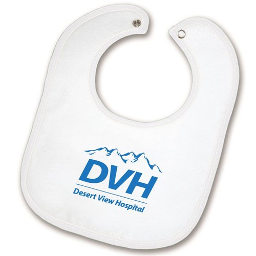 Baby Bib with Vinyl Backing with Snap Closure - Personalization ...