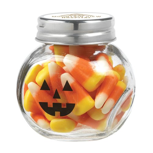 Candy Corn Halloween Creepy Mini Jar 2.6 oz. - One-Color ...