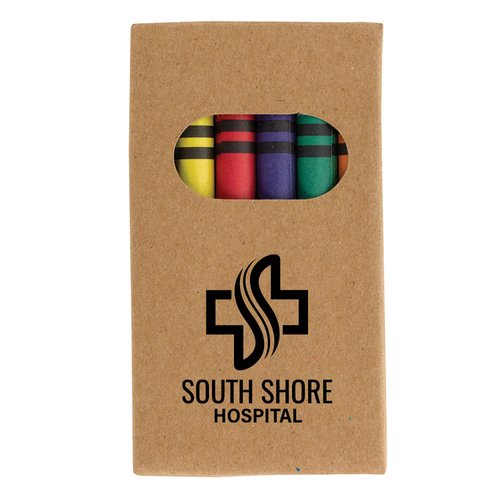 6-Piece Crayon Set in Kraft Box - Personalization Available | Positive ...