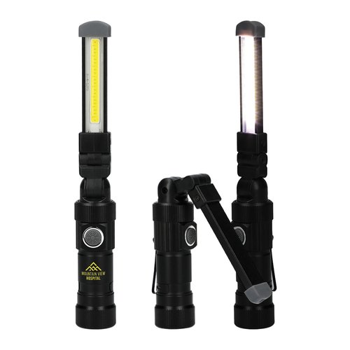 Recycled Mini Work Flashlight 120 Lumens - One-Color Personalization ...