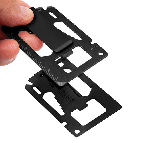 Tough Wallet Multi-Tool Card With Money Clip - Laser-Engraved ...