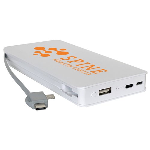 iTwist Qi Wireless Charging 8-in-1 Power Bank 10,000 mAh - One-Color ...