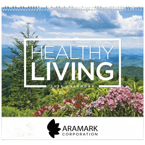 Healthy Living Spiral Wall Calendar - Personalization Available ...
