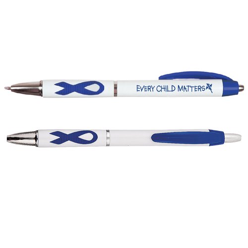 Every Child Matters Awareness Ribbon Pen | Positive Promotions