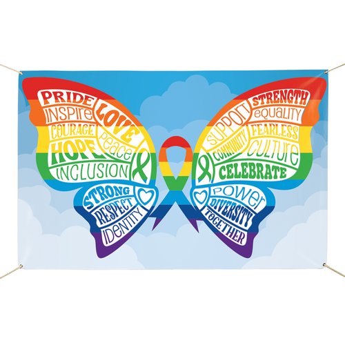 Rainbow Pride Design Banner | Positive Promotions