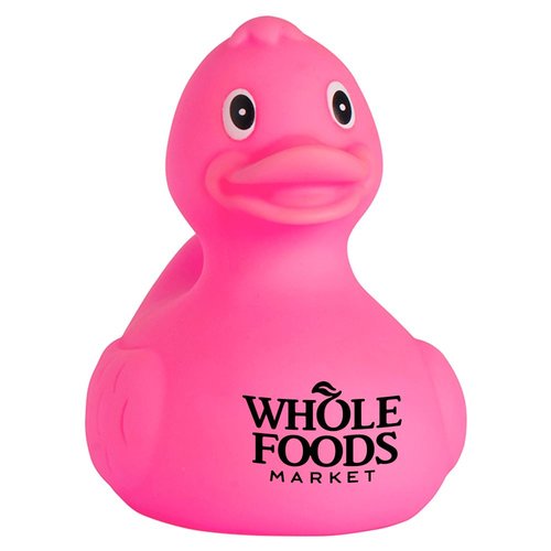 Pink Matte Rubber Duck - Personalization Available | Positive Promotions