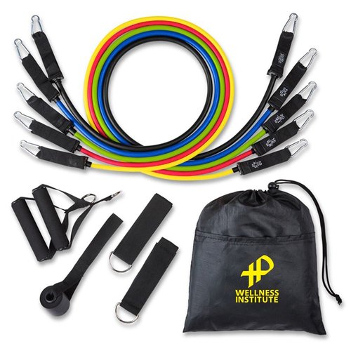 Deluxe Resistance Band Fitness Set - Personalization Available ...