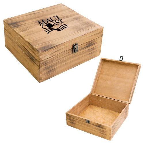 Genuine Wood Gift Box - Personalization Available | Positive Promotions