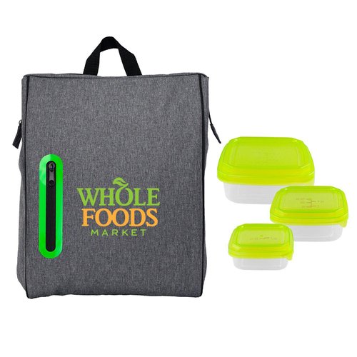 Deckert Backpack and Portion Control Cooler Lunch Set - Personalization ...