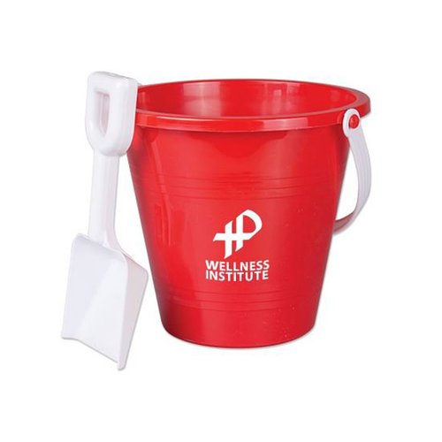 9" Pail With Shovel - Personalization Available | Positive Promotions