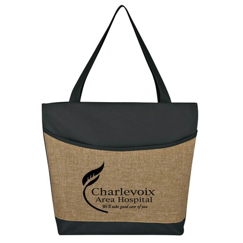 High Line Two-Tone Tote - Personalization Available | Positive Promotions